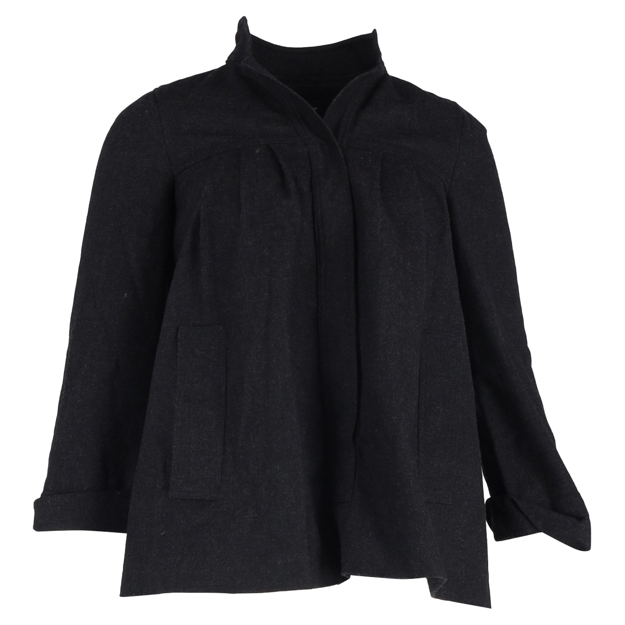 Isabel Marant Hidden Button Jacket in Black Wool – Reflaunt